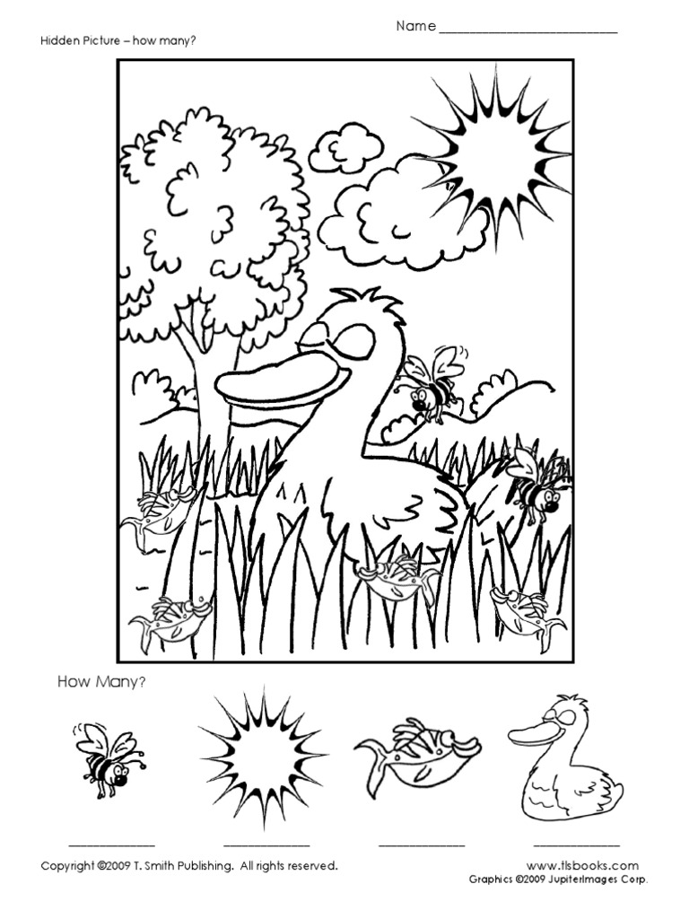 Hidden Pictures How Many | PDF
