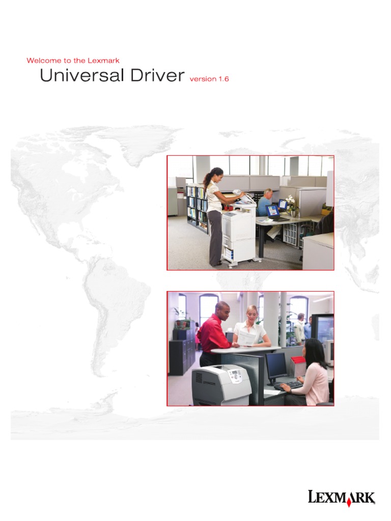 Lexmark Universal Driver v1.6 White Paper | PDF | Printer (Computing ...