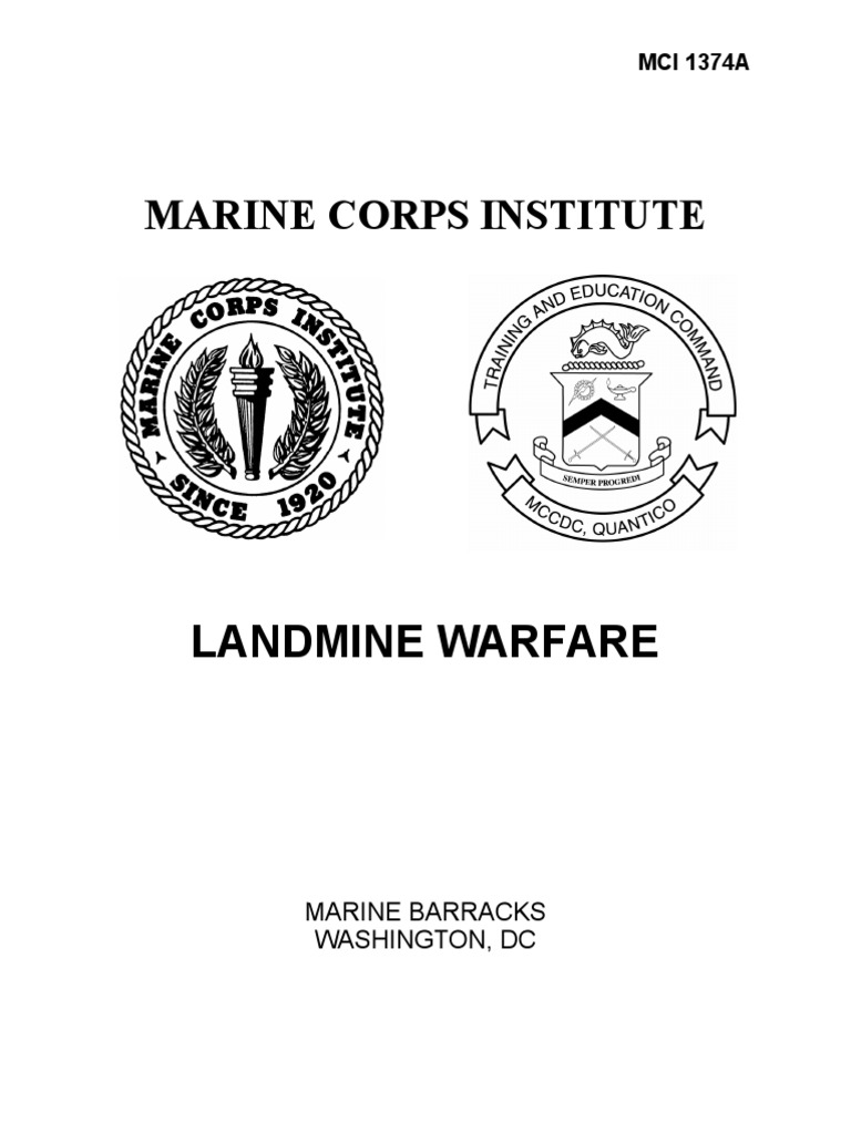 Landmine Warfare | PDF | Fuze | Land Mine