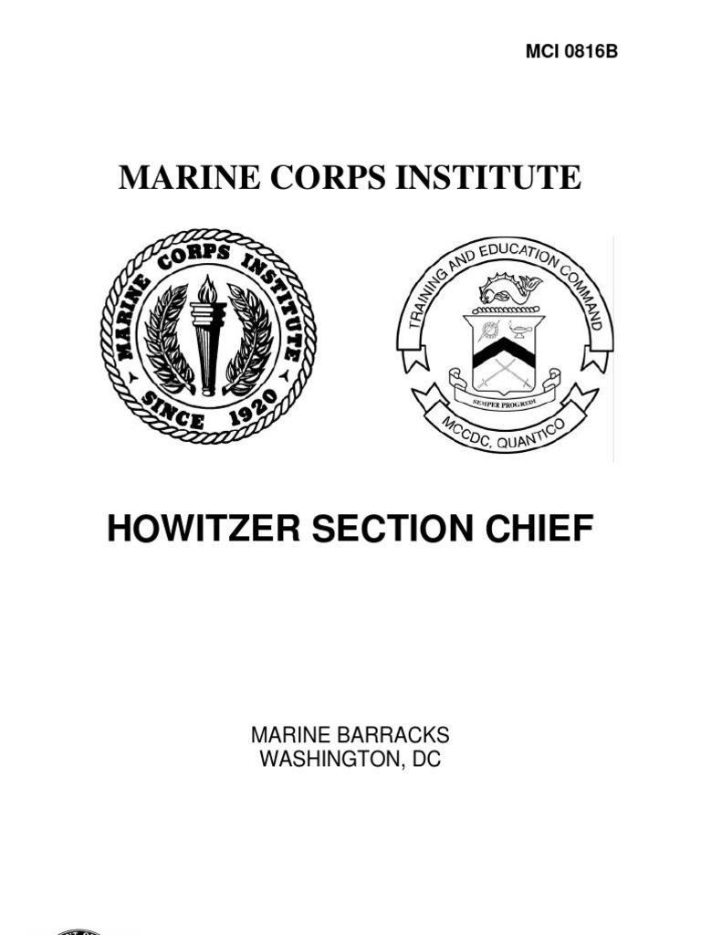 Howitzer Section Chief Course Overview | PDF | Compass | Artillery