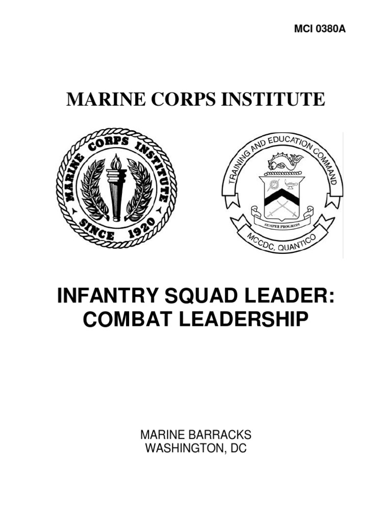 Infantry Squad Leader Combat Training | PDF | Fear | United States ...