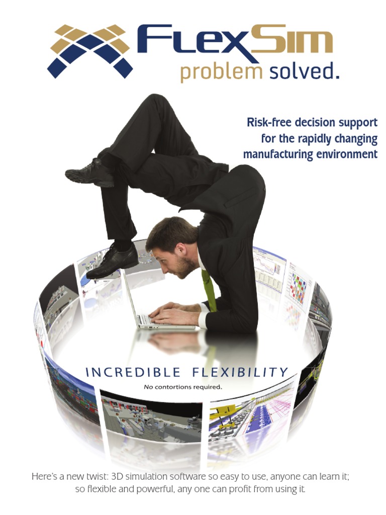 Flex Sim Brochure | PDF | Simulation | 3 D Computer Graphics