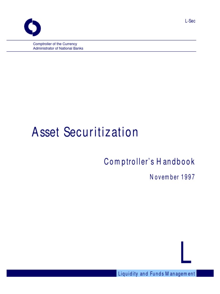 OCC Asset Securitization Handbook | PDF