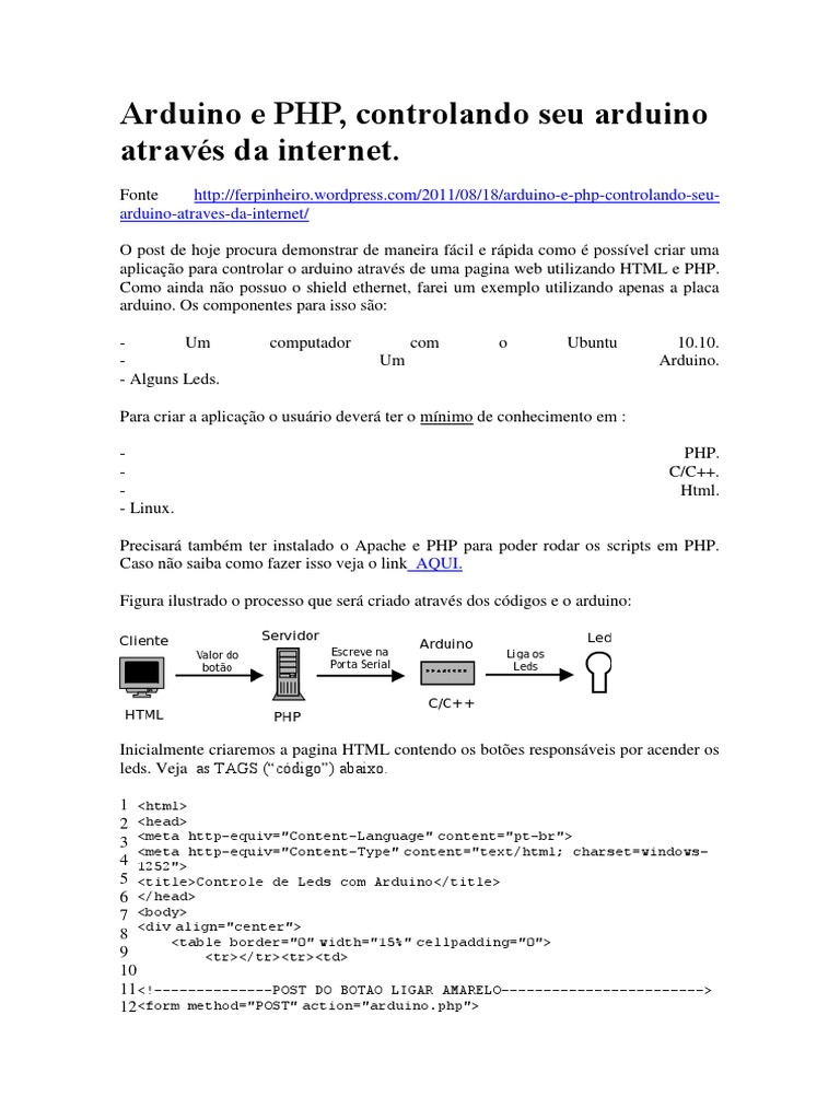 Arduino E Php Pdf Arduino Php 0453
