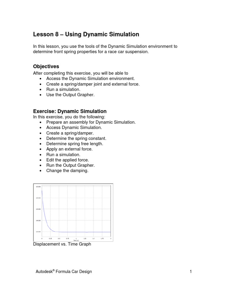 Lesson 8 - Formula One Car Design | PDF | Suspension (Vehicle) | Force