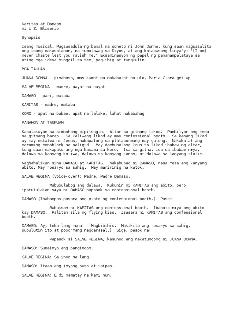 Karitas at Damaso | PDF