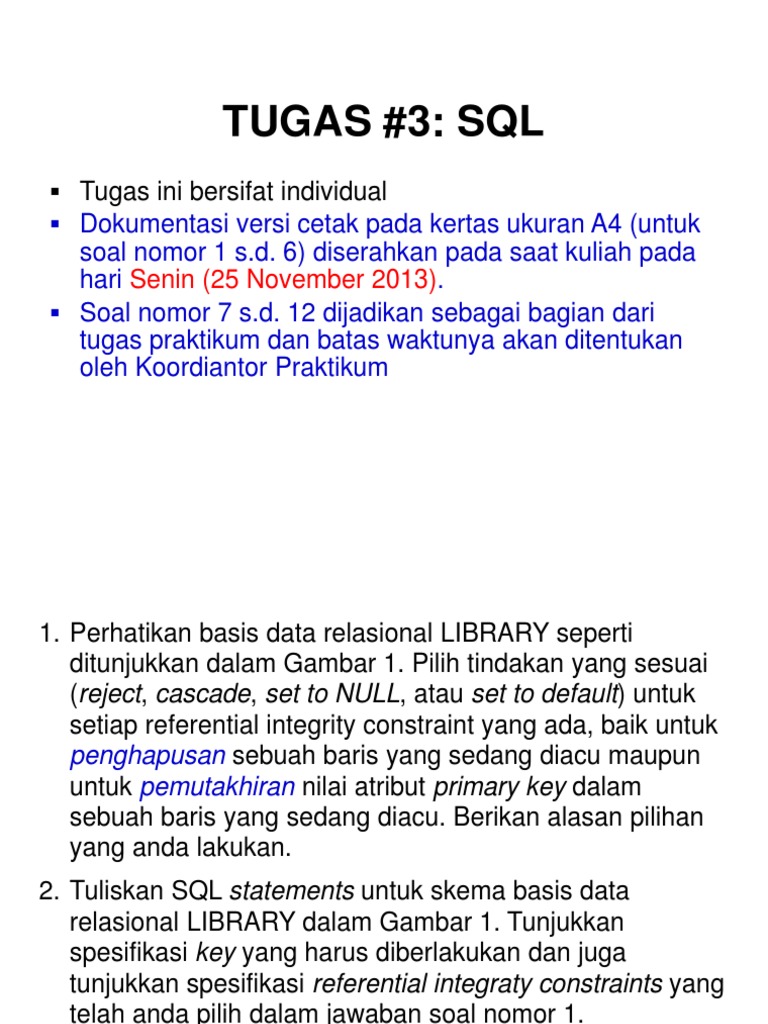 Tugas #3 SQL PDF | PDF