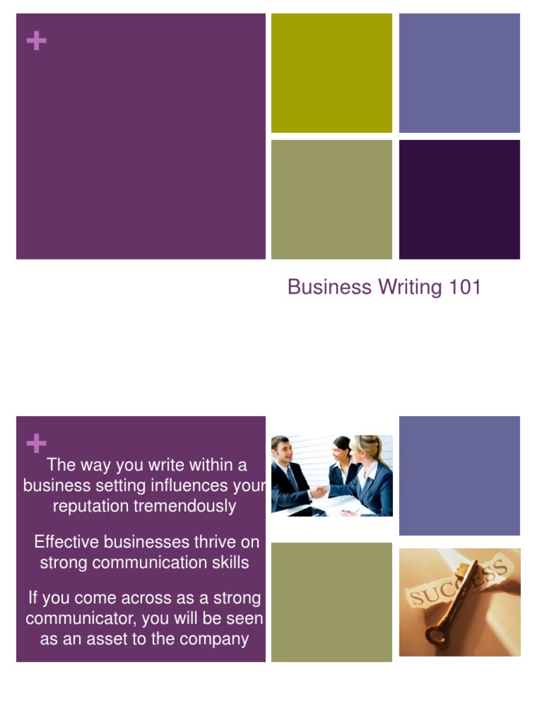 Business Writing 101 | PDF | Résumé | Email