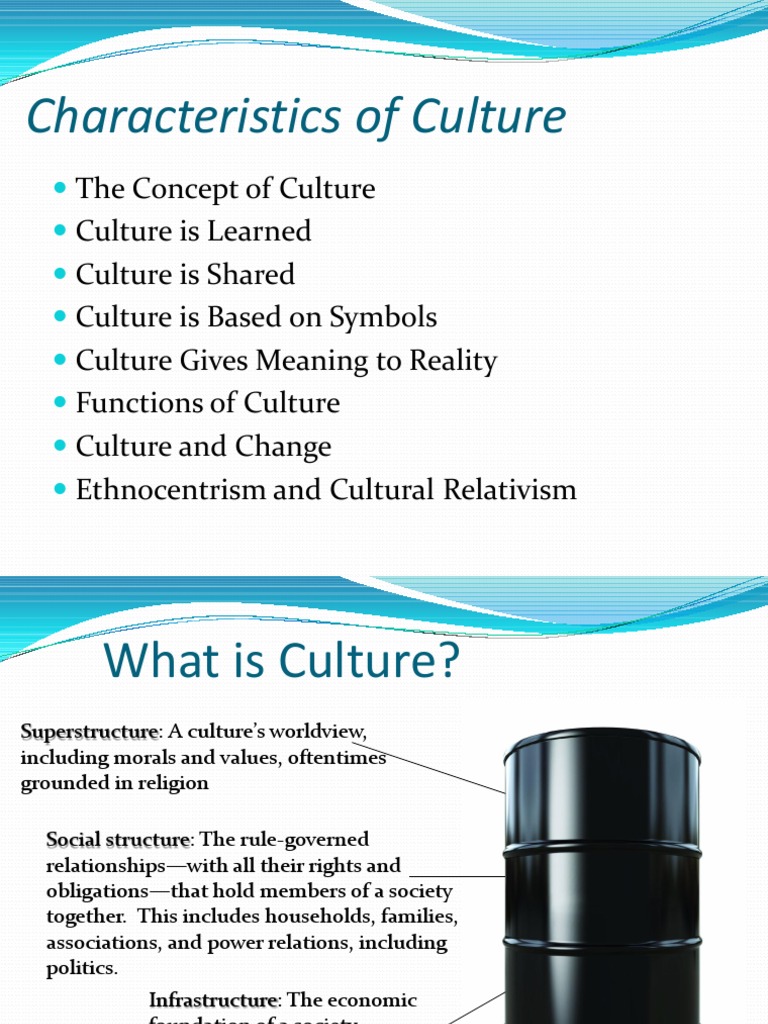Understanding Cultural Characteristics | PDF | Chimpanzee | Society