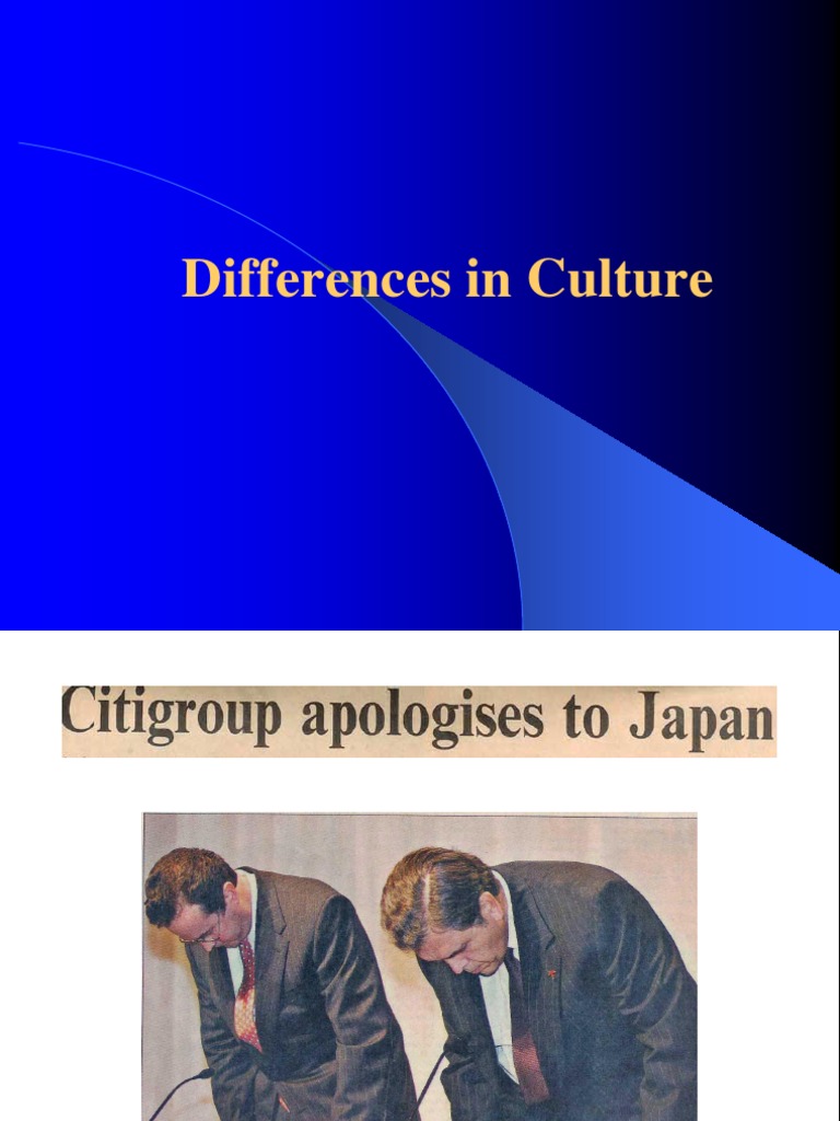 Cultural Differences | PDF | Social Stratification | Value (Ethics)