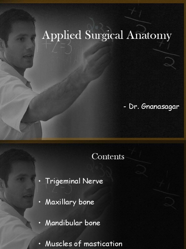 Applied Surgical Anatomy | PDF | Human Head And Neck | Animal Anatomy