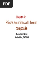 BA II - Chapitre 3 - Flexion Composée | PDF | Flexion (matériau) | Béton armé