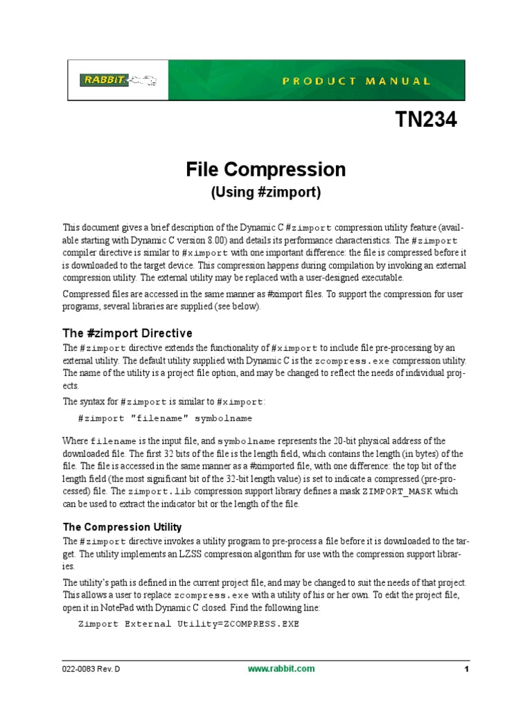 File Compression: (Using #Zimport) | PDF | Data Compression | Library (Computing)