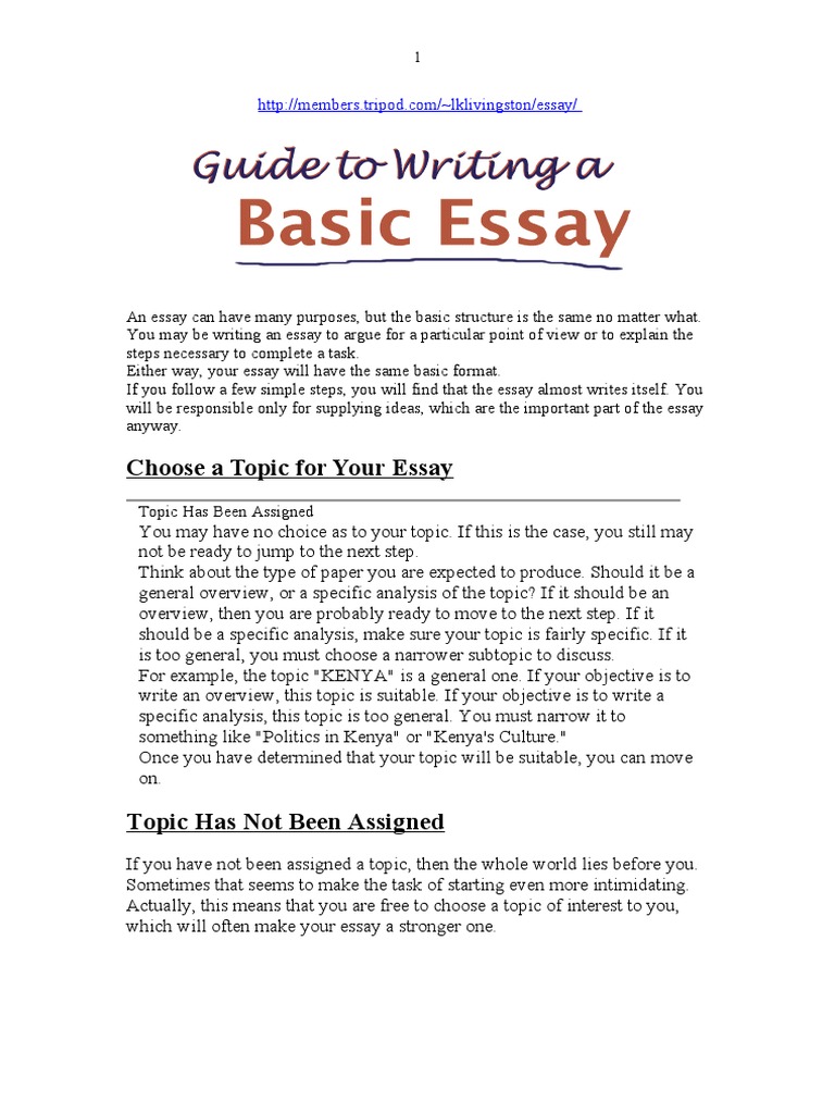 ESSEY Writing | PDF | Definition | Essays