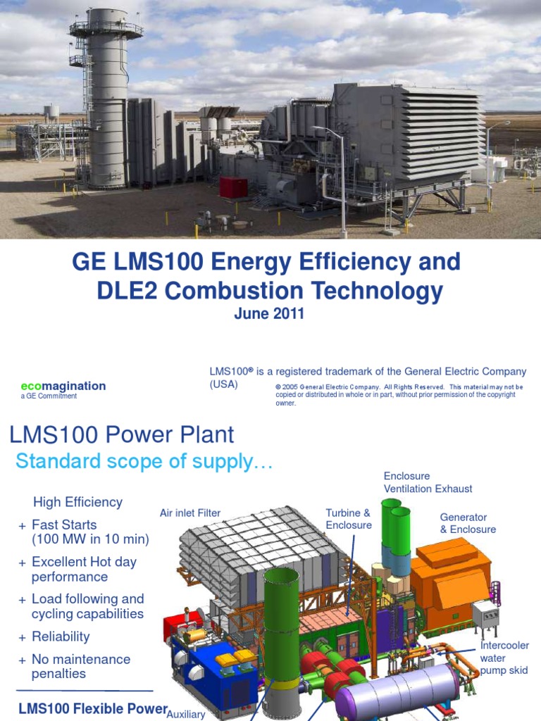 GE LMS100 | Gas Turbine | Refrigeration