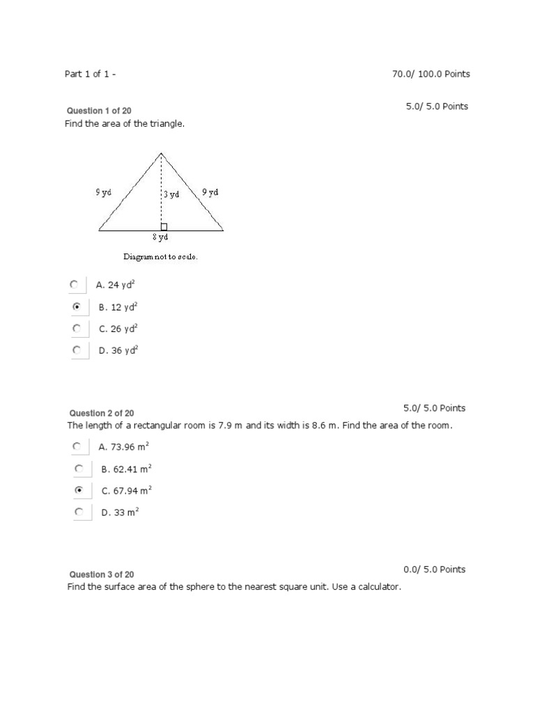 Part 1 of 1algerbra | PDF | Volume | Geometric Shapes