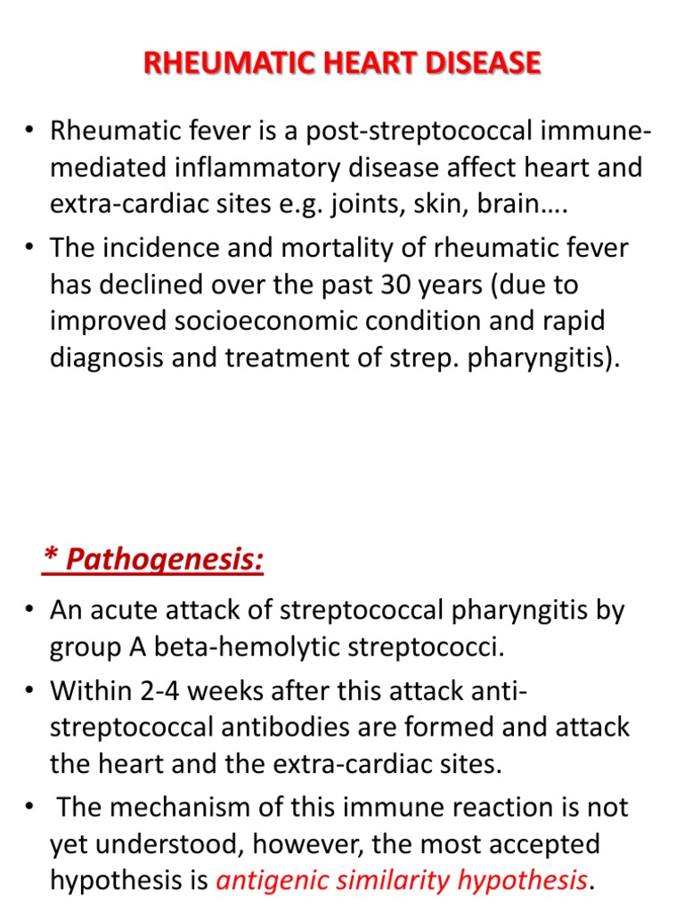 Understanding Rheumatic Heart Disease | PDF | Streptococcus | Clinical ...