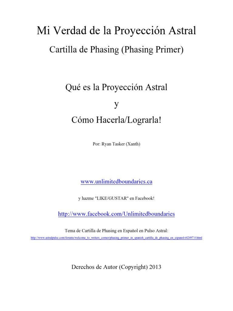 Phasing Primer Spanish | PDF | Sueño | Dormir