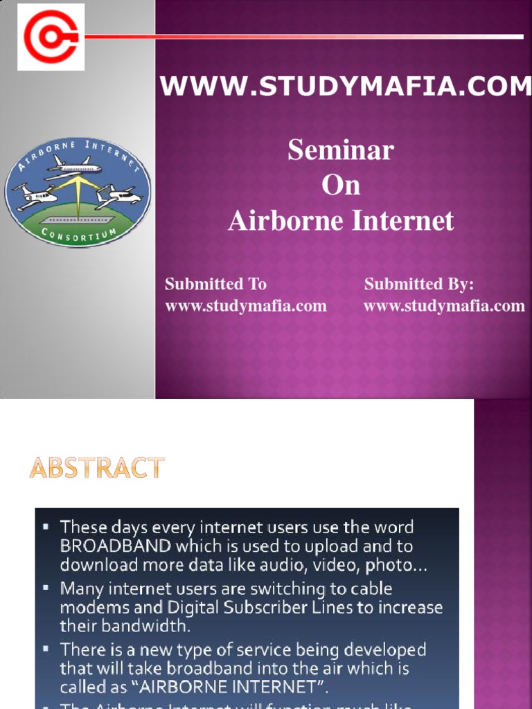 Airborne Internet | PDF | Internet Access | Internet