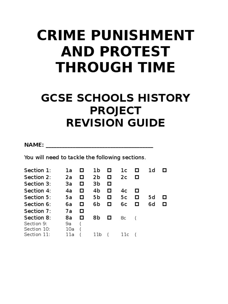 Crime and Punishment History Guide | PDF | Theft | Capital Punishment