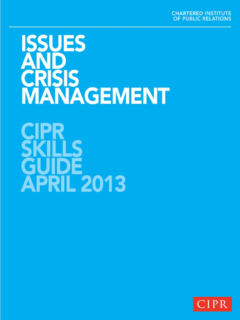 Issues and Crisis Management | PDF