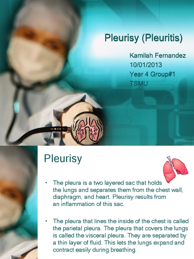 Pleurisy (Pleuritis): Causes, Symptoms, Tests and Treatment | PDF | Rtt ...