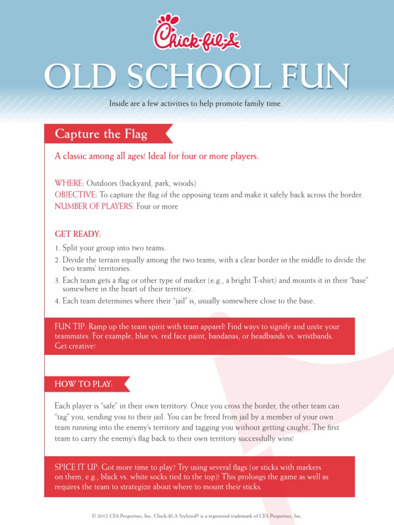 Old School Fun Family Fun | PDF | Leisure | Sports