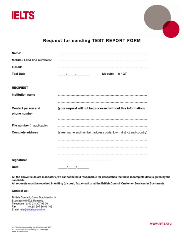 Romania Exams Extra TRF Form 2 | PDF | Business