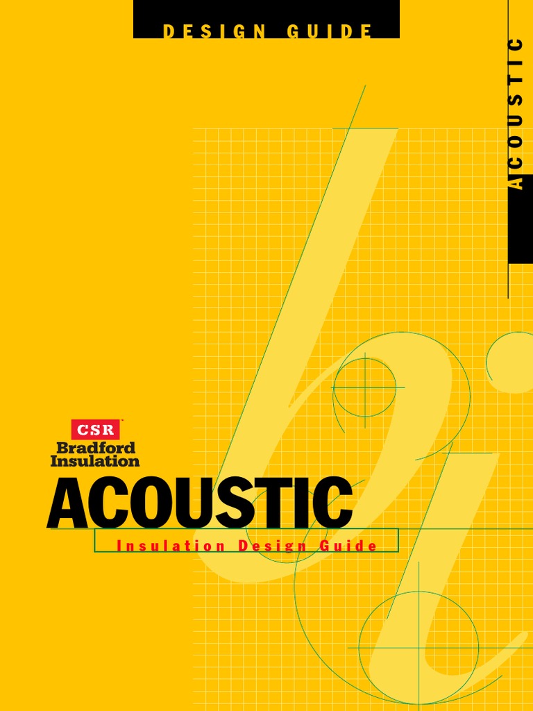Acoustic Guide | PDF | Building Insulation | Drywall