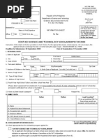CHED Scholarship Application Form 2020 | PDF | Government | Social ...
