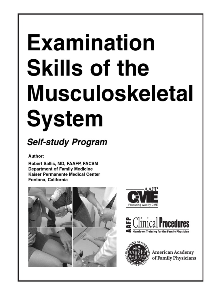 A Guide to Evaluating Common Musculoskeletal Complaints Through ...
