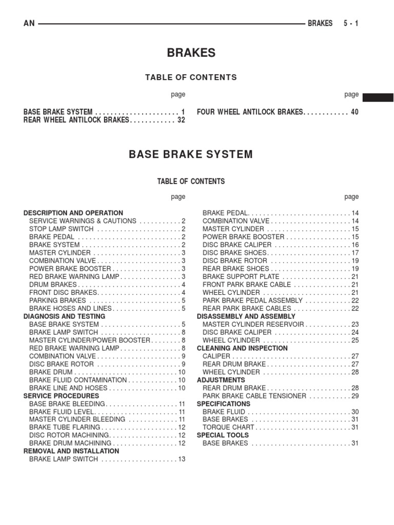 Brakes: Base Brake System | PDF | Brake | Mechanical Engineering