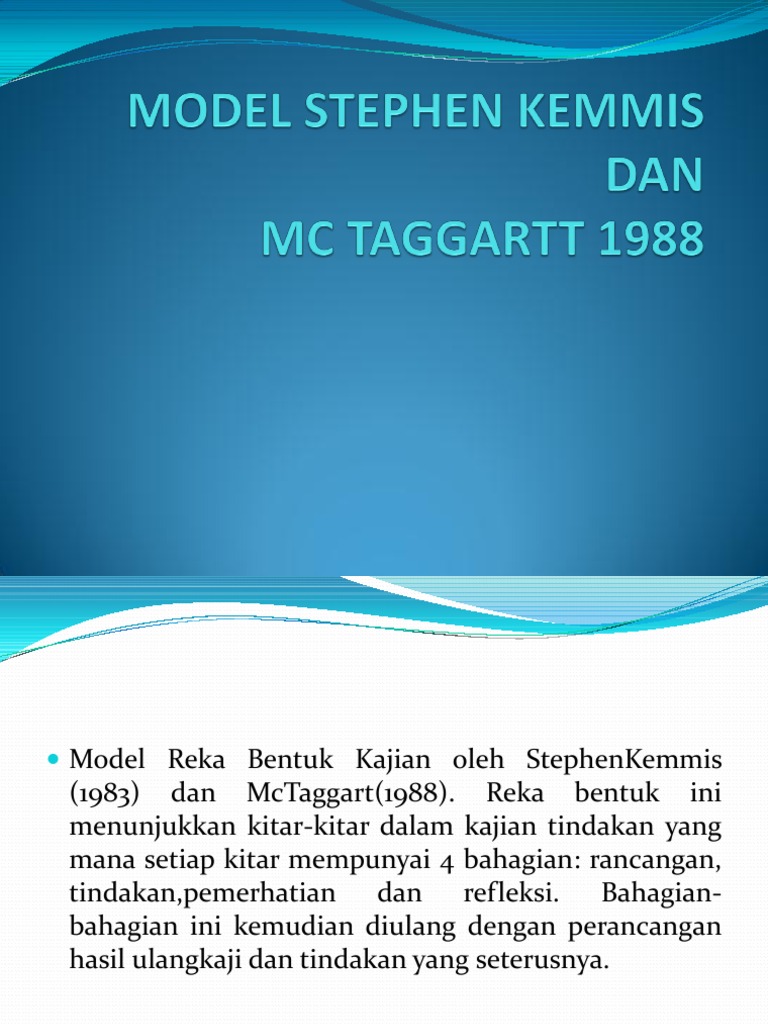 Model Kemmis Dan Taggartt | PDF