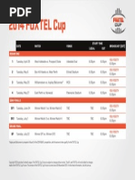 2026 AFL Fixture Timetable PDF | PDF