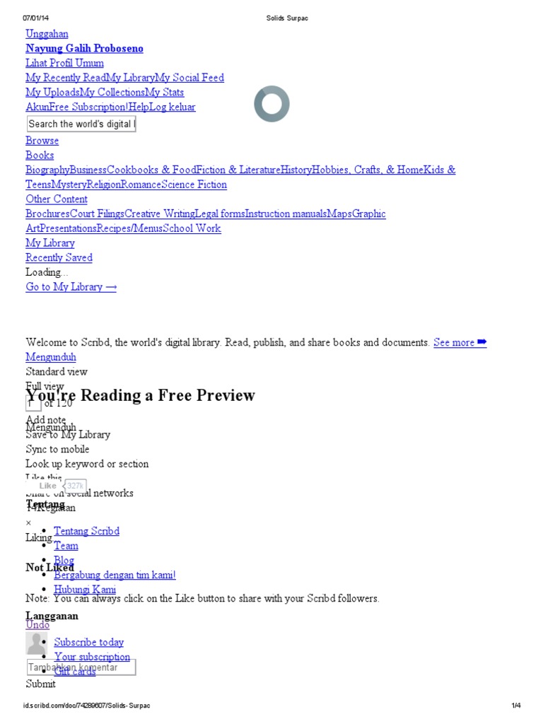 You're Reading A Free Preview: Search The World's Digital Library | PDF | Scribd | Mobile Device