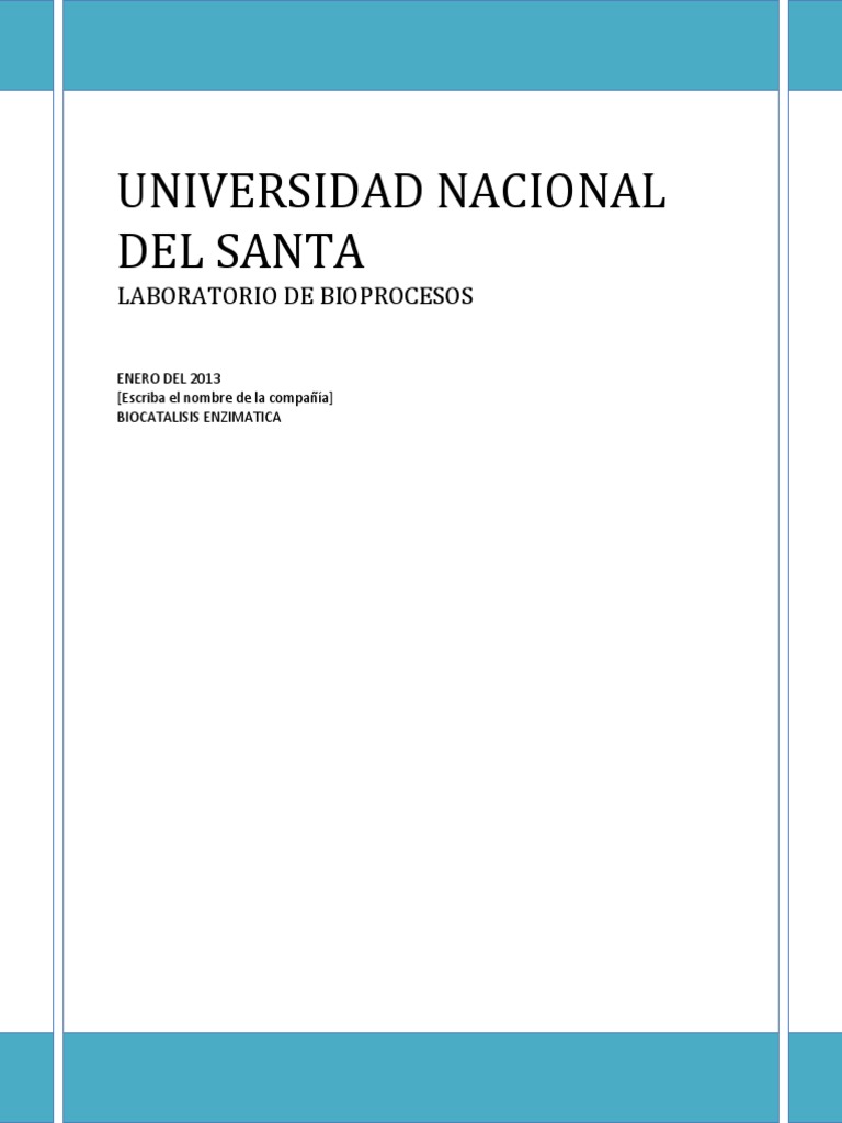Biocatalisis Enzimatica | PDF | La cinética de enzimas | Enzima