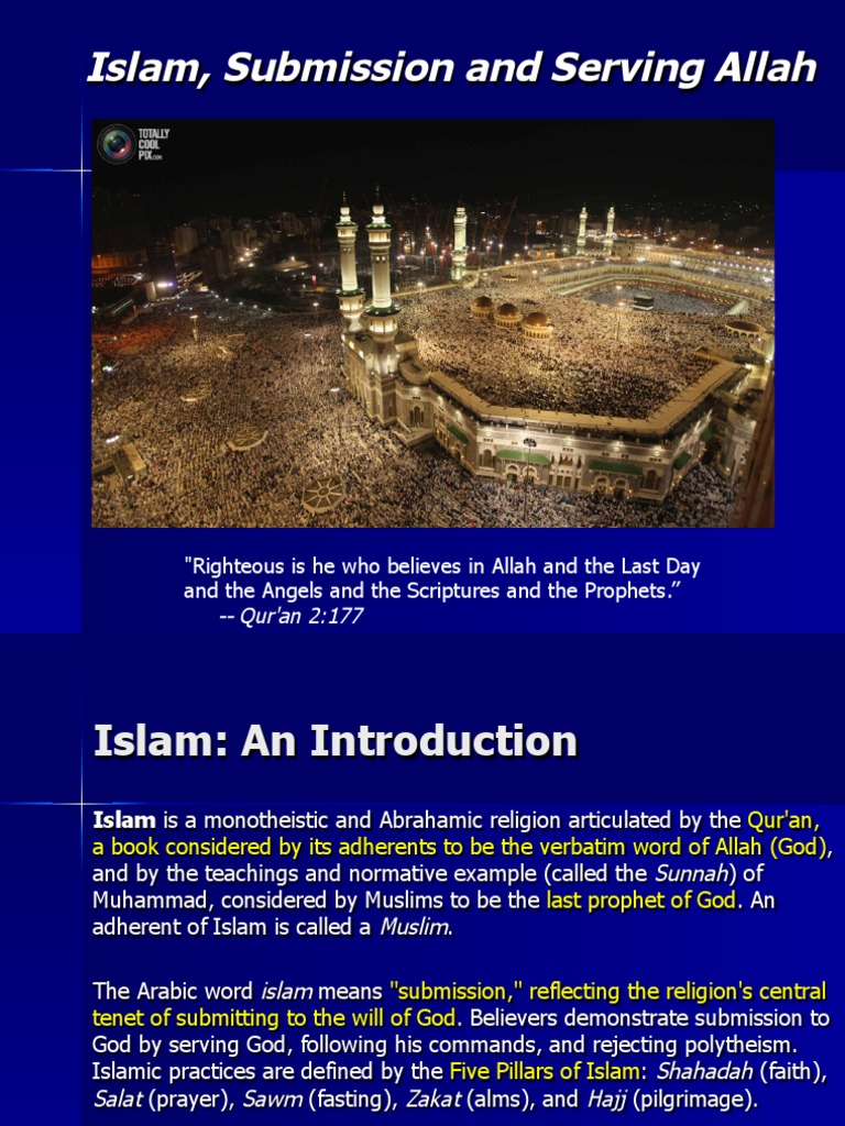 Islam, Submission and Serving Allah | PDF | Surah | Quran