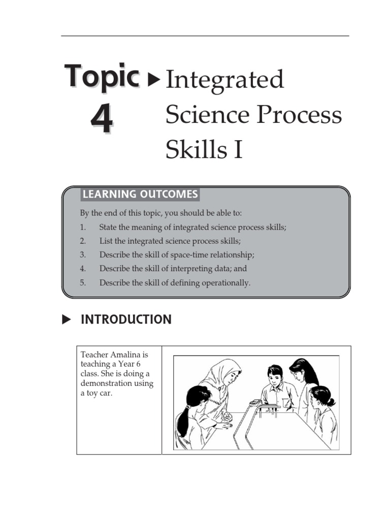 Topic 4 Integrated Science Process Skills I | PDF | Histogram | Experiment