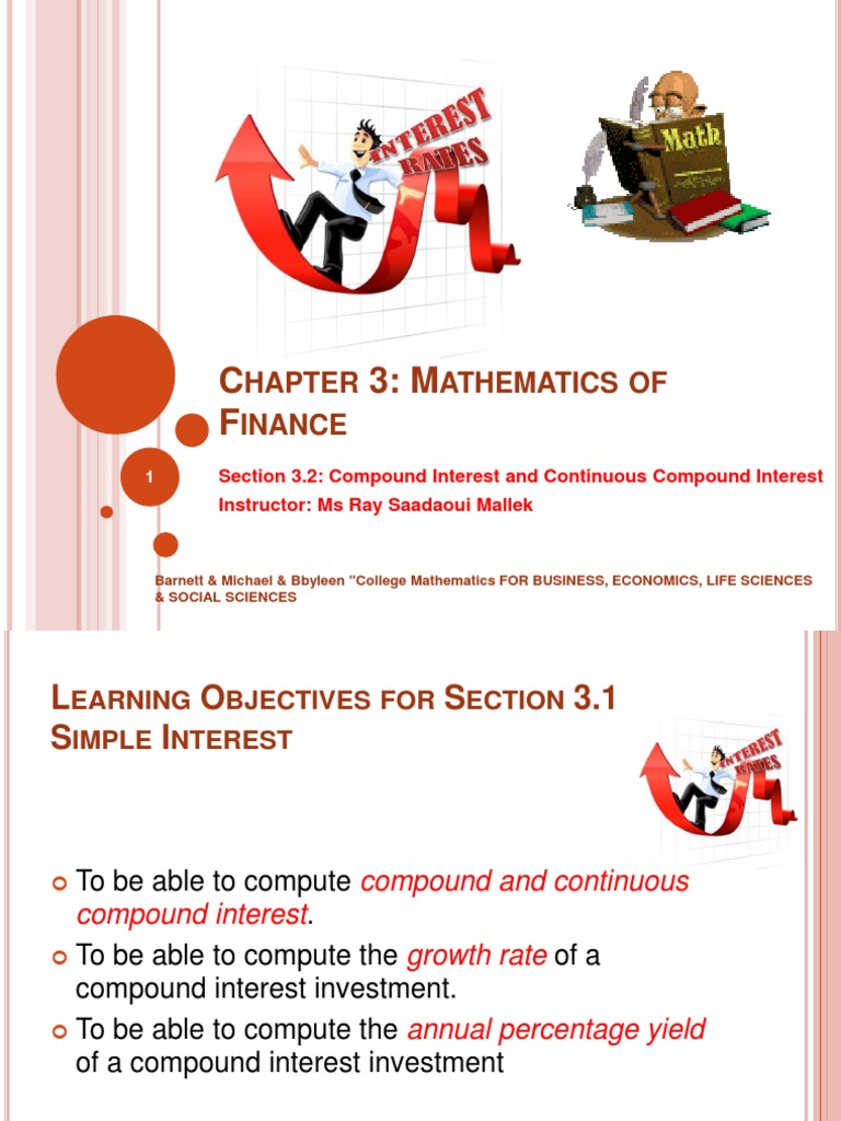 Chapter 3. Section 3.2 | PDF | Compound Interest | Interest