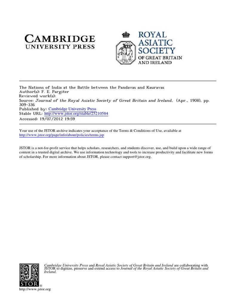 Ancient Indian Battle Alliances | PDF | Krishna | Hinduism