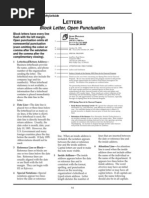 Semi-Block Business Letter Guide | PDF | Written Communication | Text