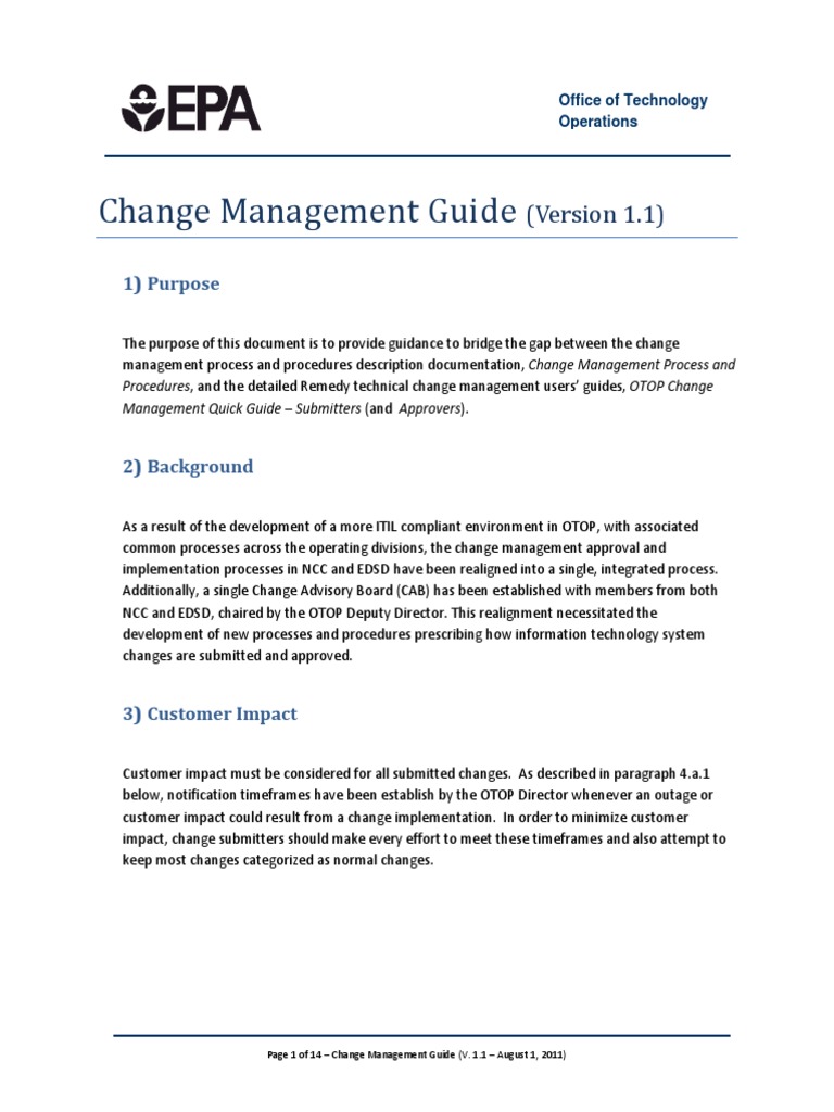Change Management | PDF | Change Management | Risk