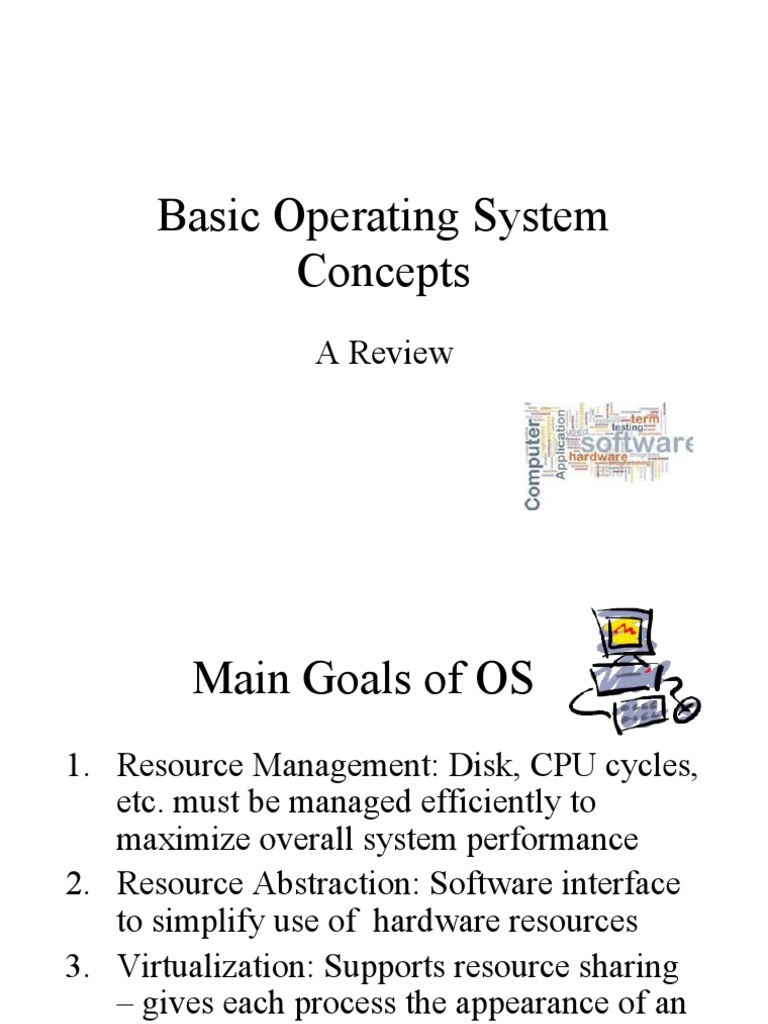 Basic Operating System Concepts: A Review | PDF | Software Engineering | Software Development