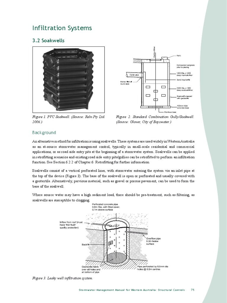 Soak Well Design | PDF | Groundwater | Surface Runoff