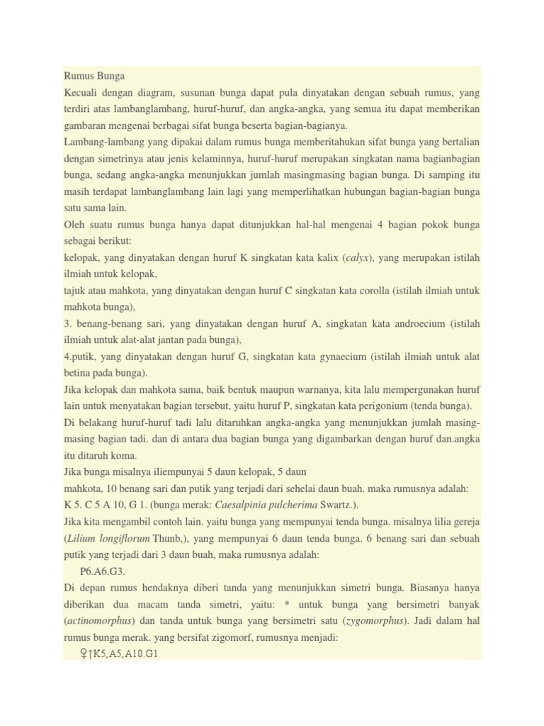 Rumus Bunga | PDF | Metode & Bahan Ajar