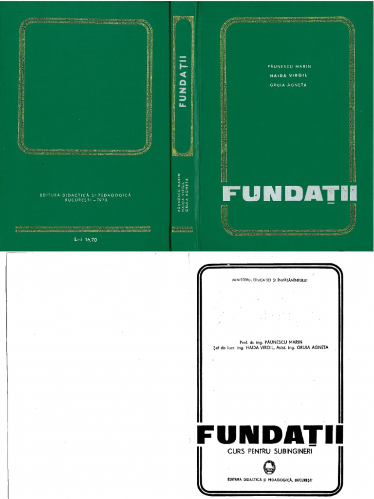 Fundatii | PDF