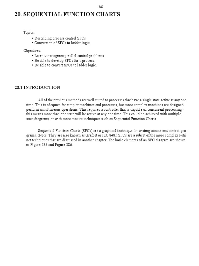 How to develop Sequential Function Charts (SFCs) for process control | PDF