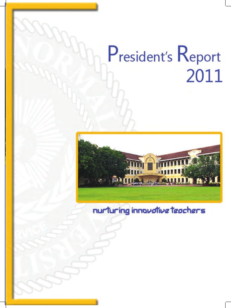 President Report Book 2011 | PDF | Academia | Schools