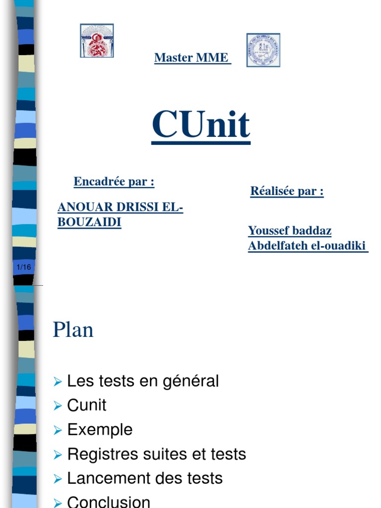 CUnit Présentation | PDF | Test de logiciel | Test unitaire