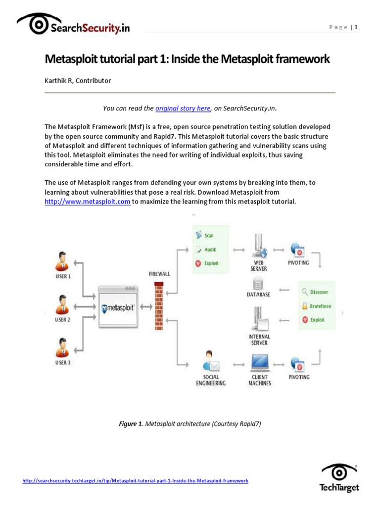 Metasploit - Tutorial Part.1 | PDF | Microsoft Windows | Computer Security